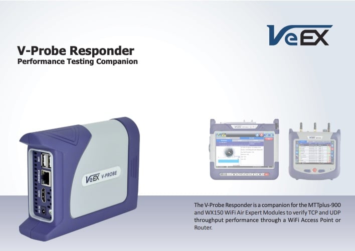Produktbroschüre VeEx WX150 WLAN Tester | Messkom® Vertriebs GmbH